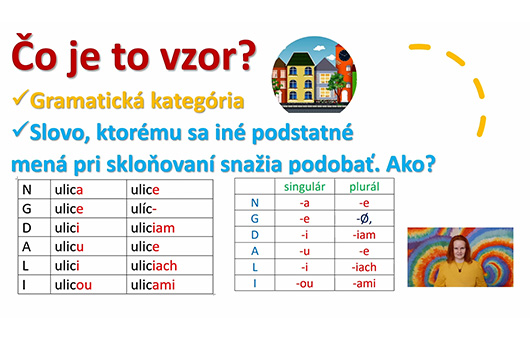 Vzory podstatných mien / video - Výnimočné školy - Učíme sa spolu online